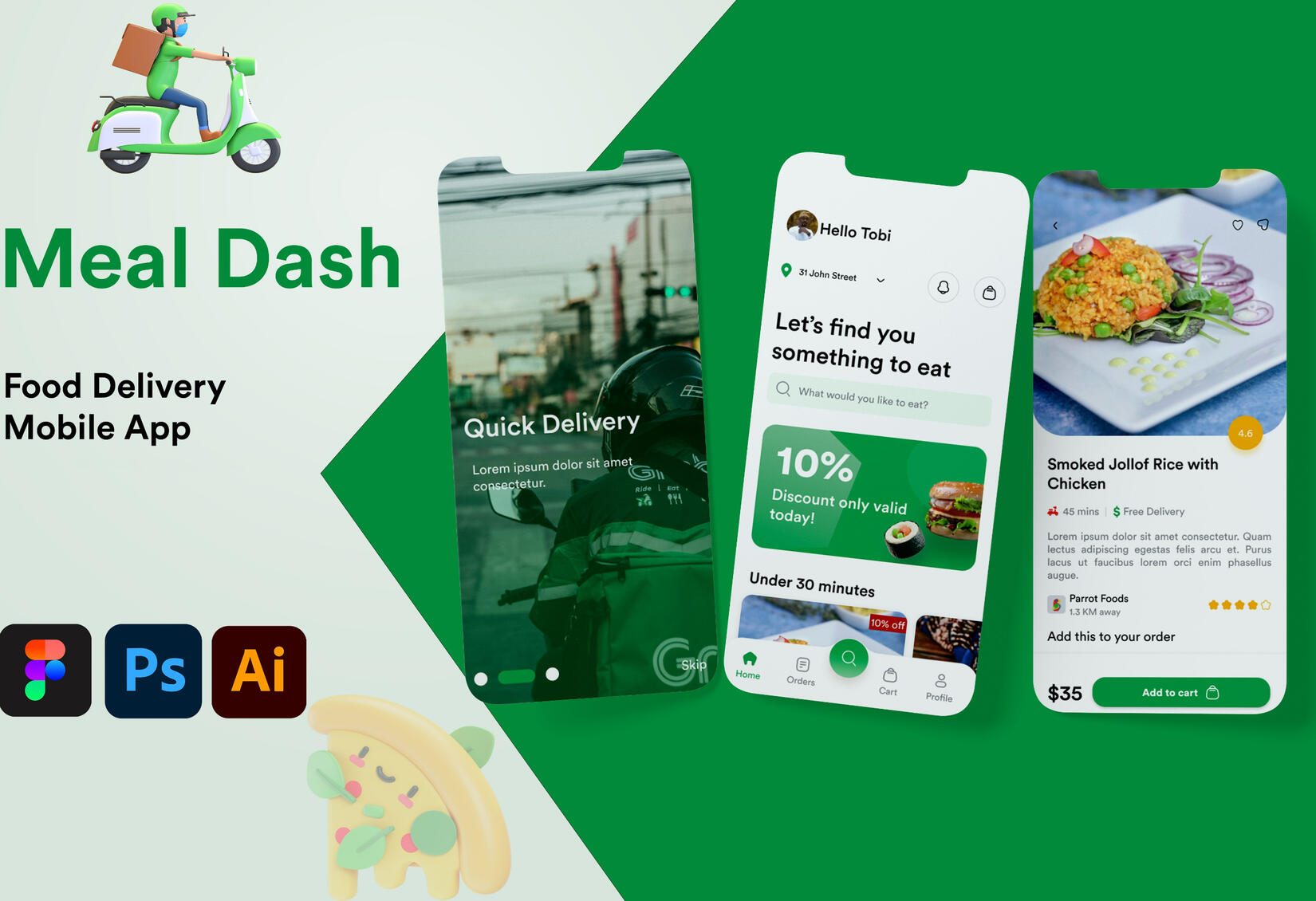 Meal Dash UI Kit
